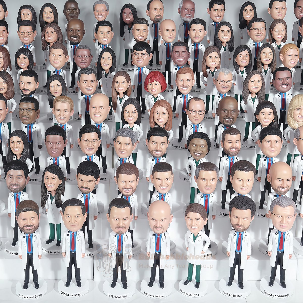 Custom Medical Team Bobbleheads – Bulk Doctor & Staff Gifts for ...