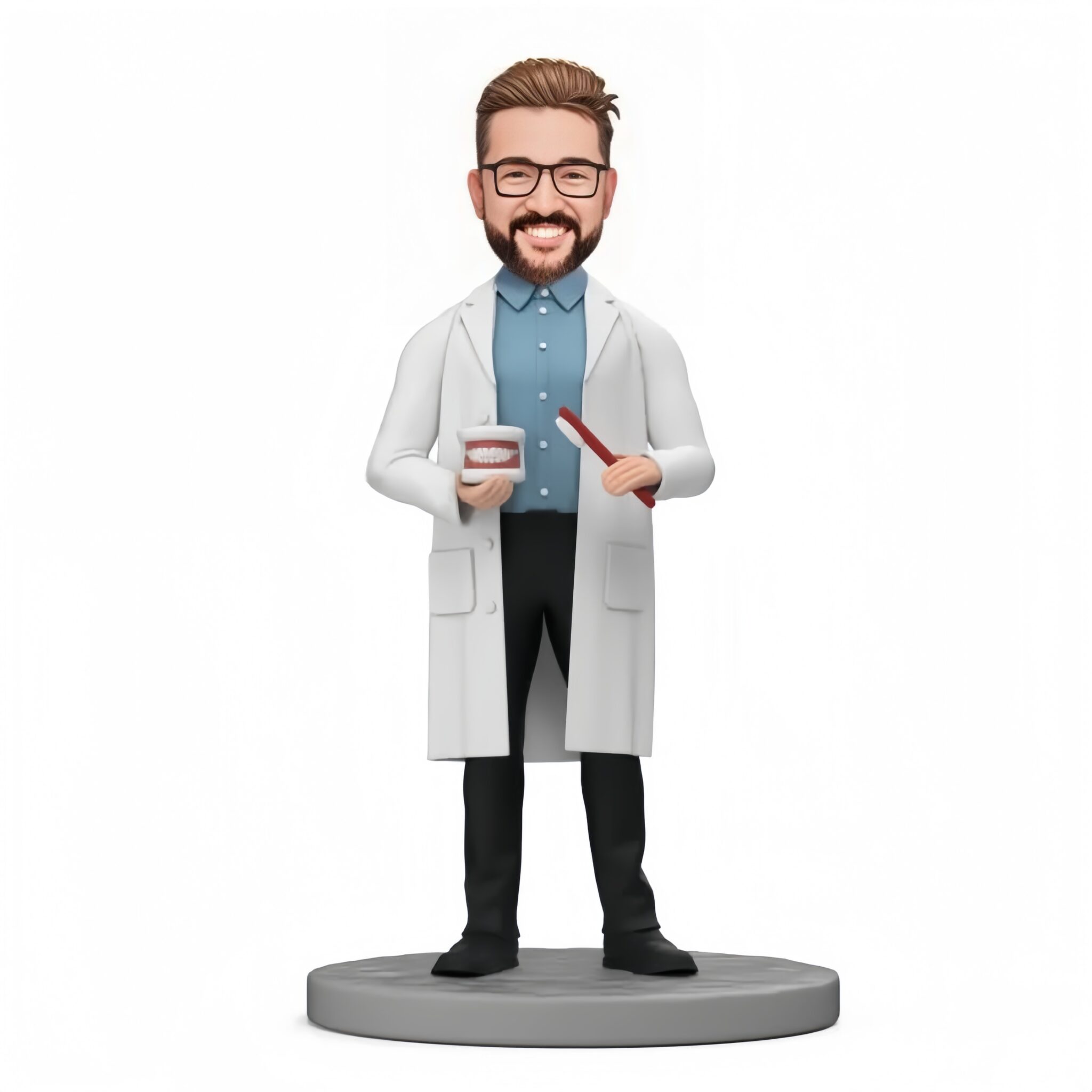 Male Optometrist Doctor Custom Bobbleheads Personalized Gifts For ...